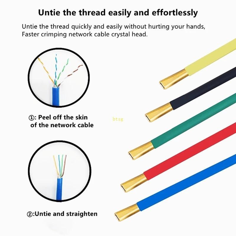 BT Cable Loosener Cable Unwinder Straightener for CAT5 CAT6 CAT7 Rj11 ...