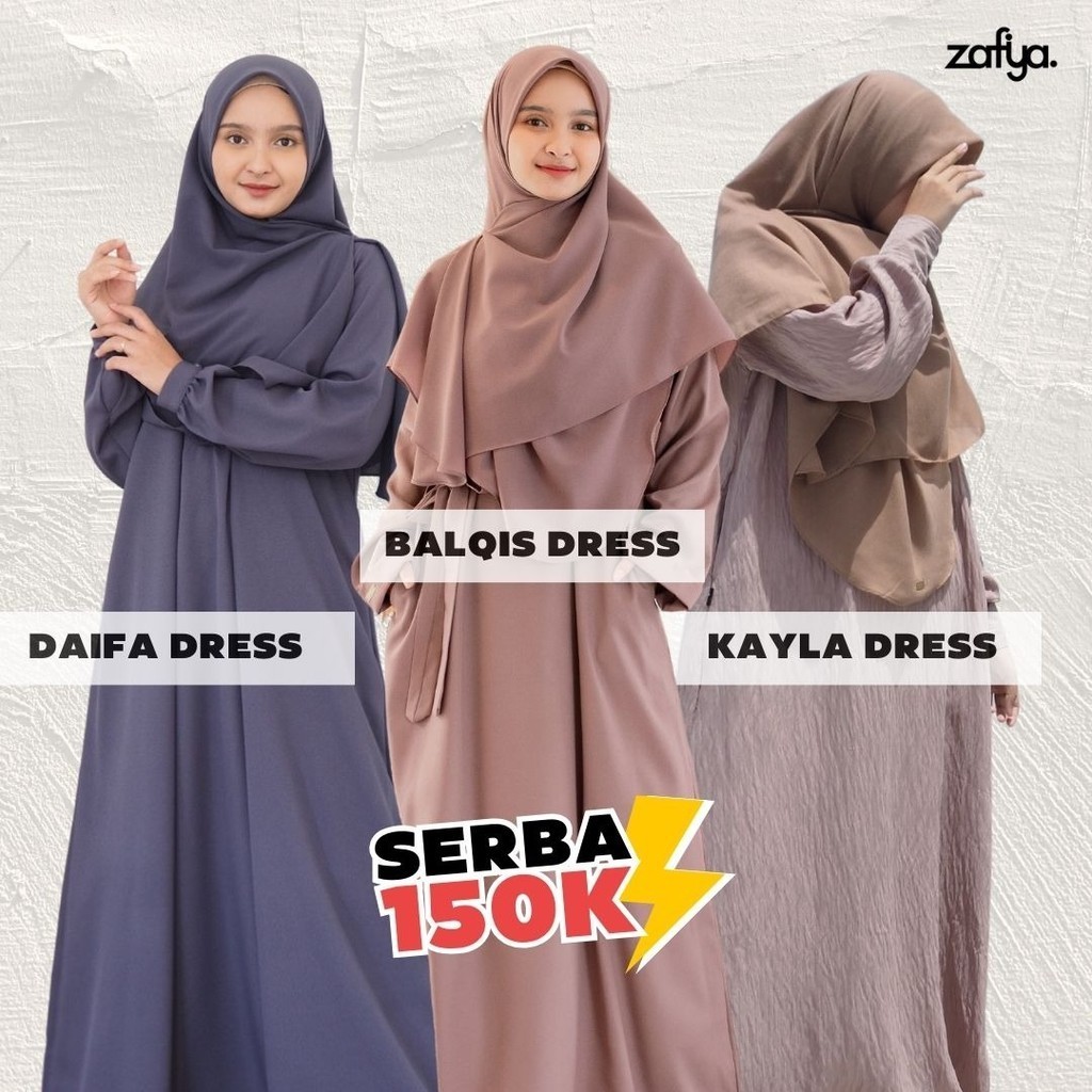 Serba 150K DEFECT (Kayla Dress, Daifa Dress & Balqis Dress) | Shopee Malaysia