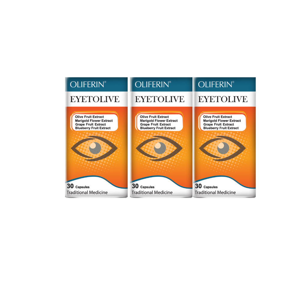 Nutriva Oliferin Eyetolive Eye Supplement Box (3x30's/30's) For Floater ...