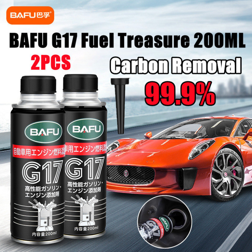 2Pcs BAFU G17 Fuel Treasure 200ML Ternary Catalytic Cleaning Agent Car ...