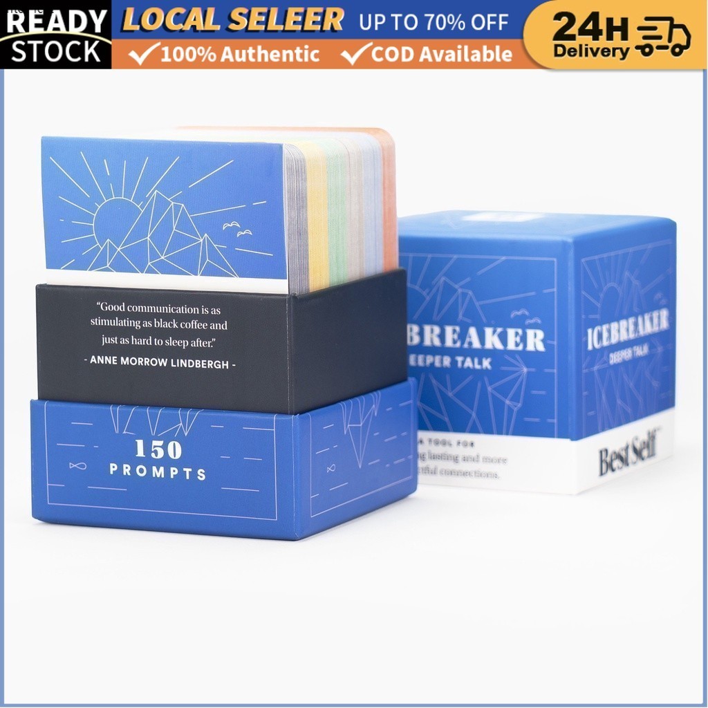 Card Game Icebreaker Starter Pack 150 Cards Fun Question Card Game for ...