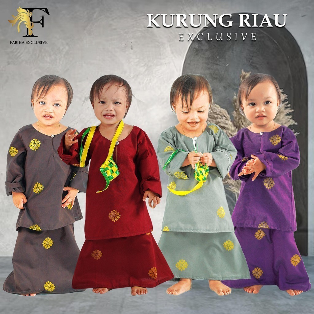 By Fabiha Exclusive | Baju Songket Tenun Soft Cotton | Kurung Riau ...
