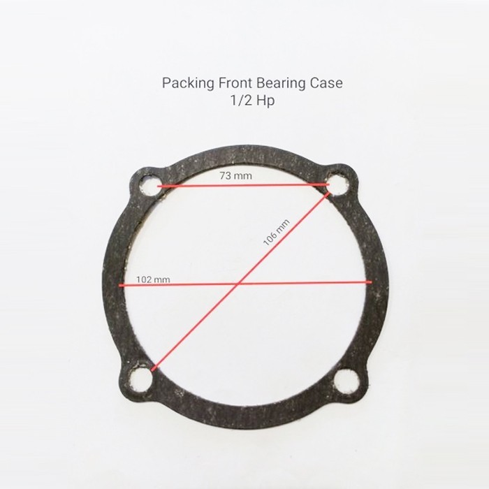 Shark 1/2 Hp Air Compressor Case Front Bearing Gasket Gasket | Shopee ...