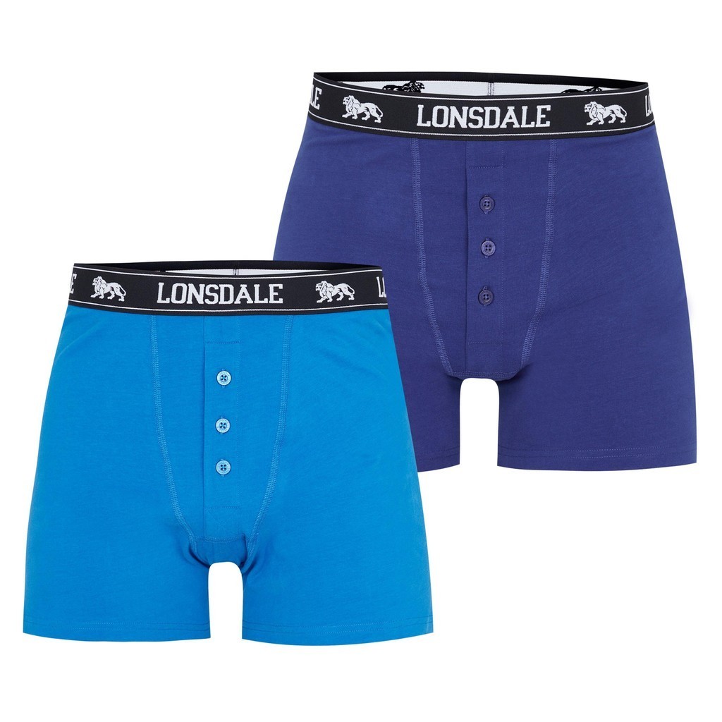 Lonsdale Men's Boxers - Royal/Blue (2 Packs) | Shopee Malaysia