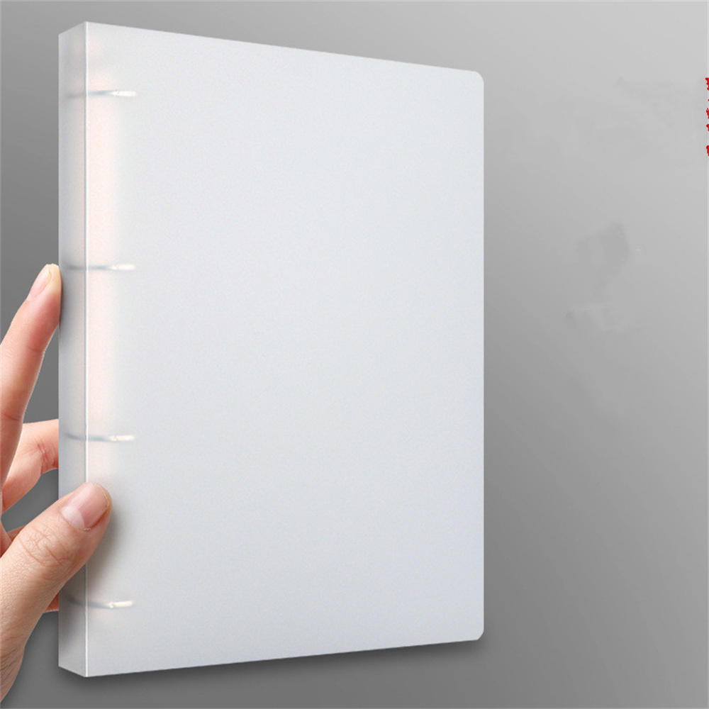 A4 Transparent Binder D-Type Punch Folder Office Storage File Ring ...