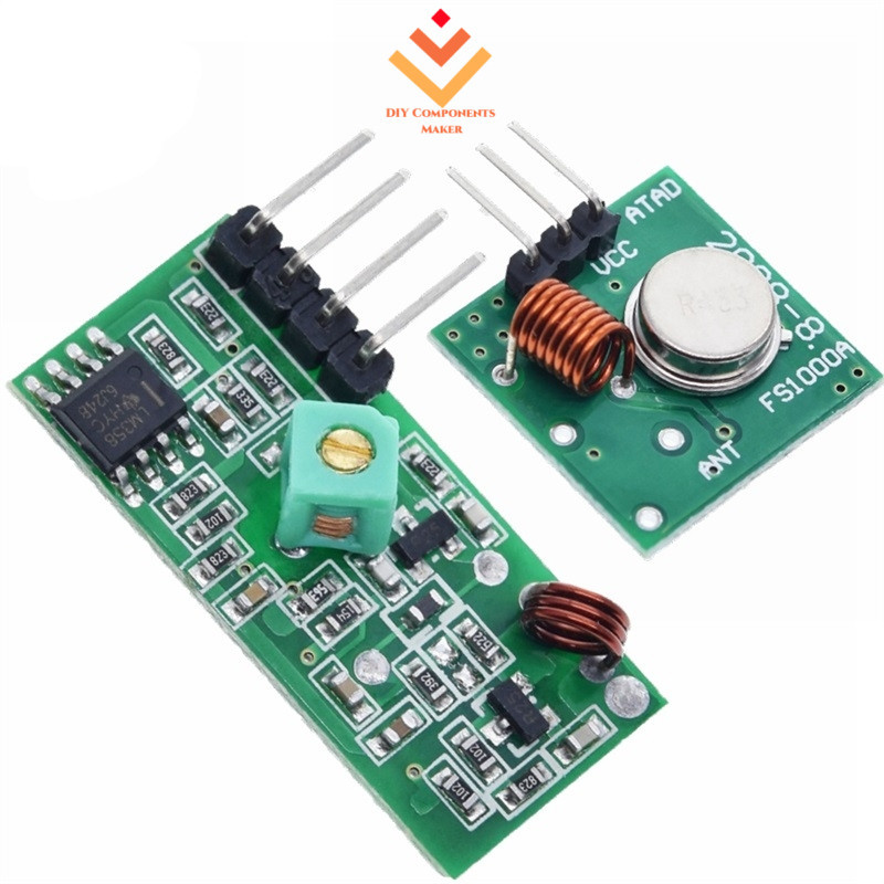 433mhz Rf Transmitter And Receiver Module Kit Xy Mk 5v For Arduino