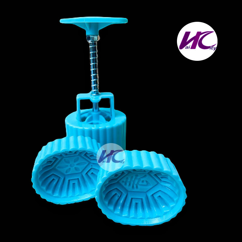 (HC) 63G Plastic Biscuit Press Biscuit Mould Pineapple Tart Mould ...