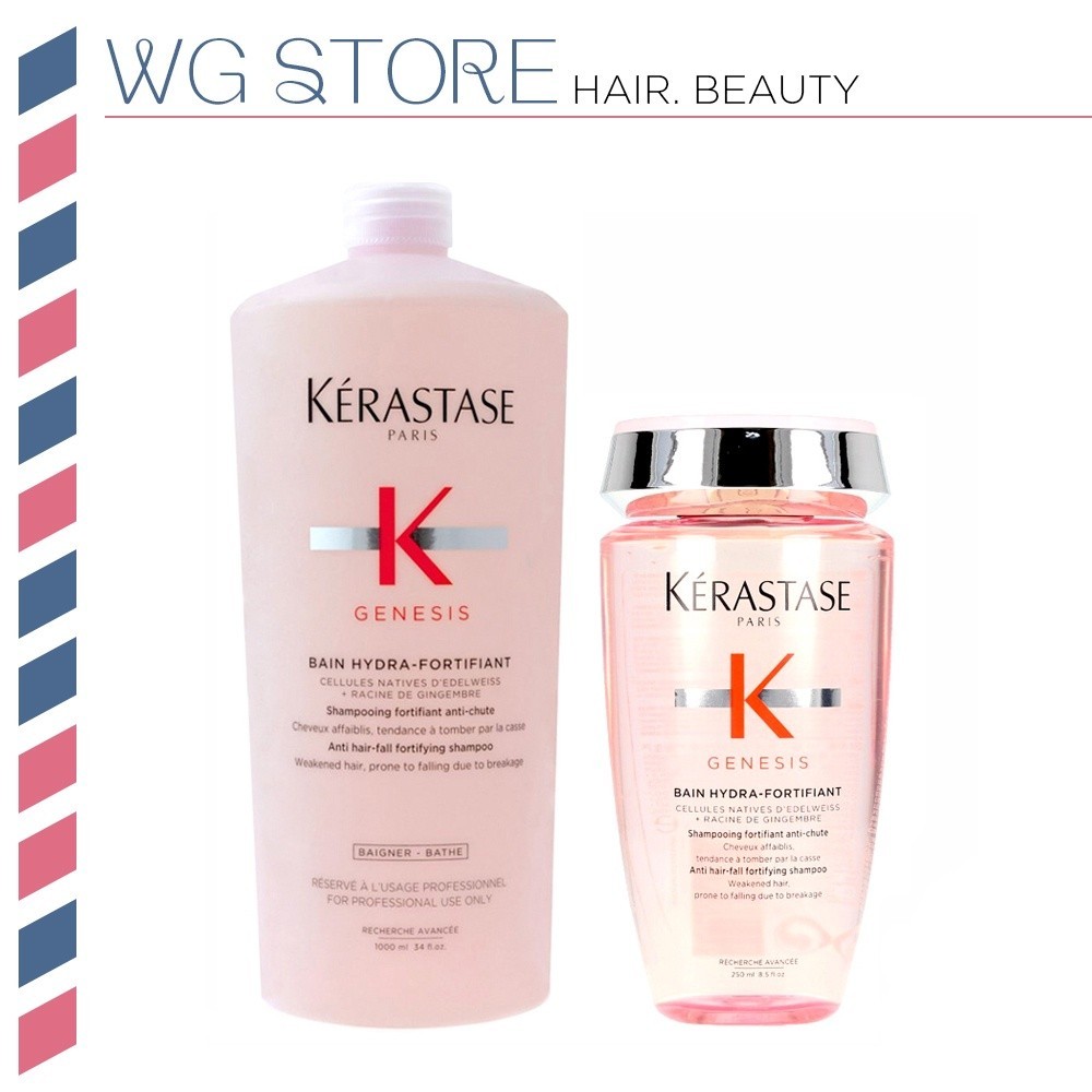 Kerastase Genesis Bain Hydra-Fortifiant Shampoo (250ml/1000ml) | Shopee ...