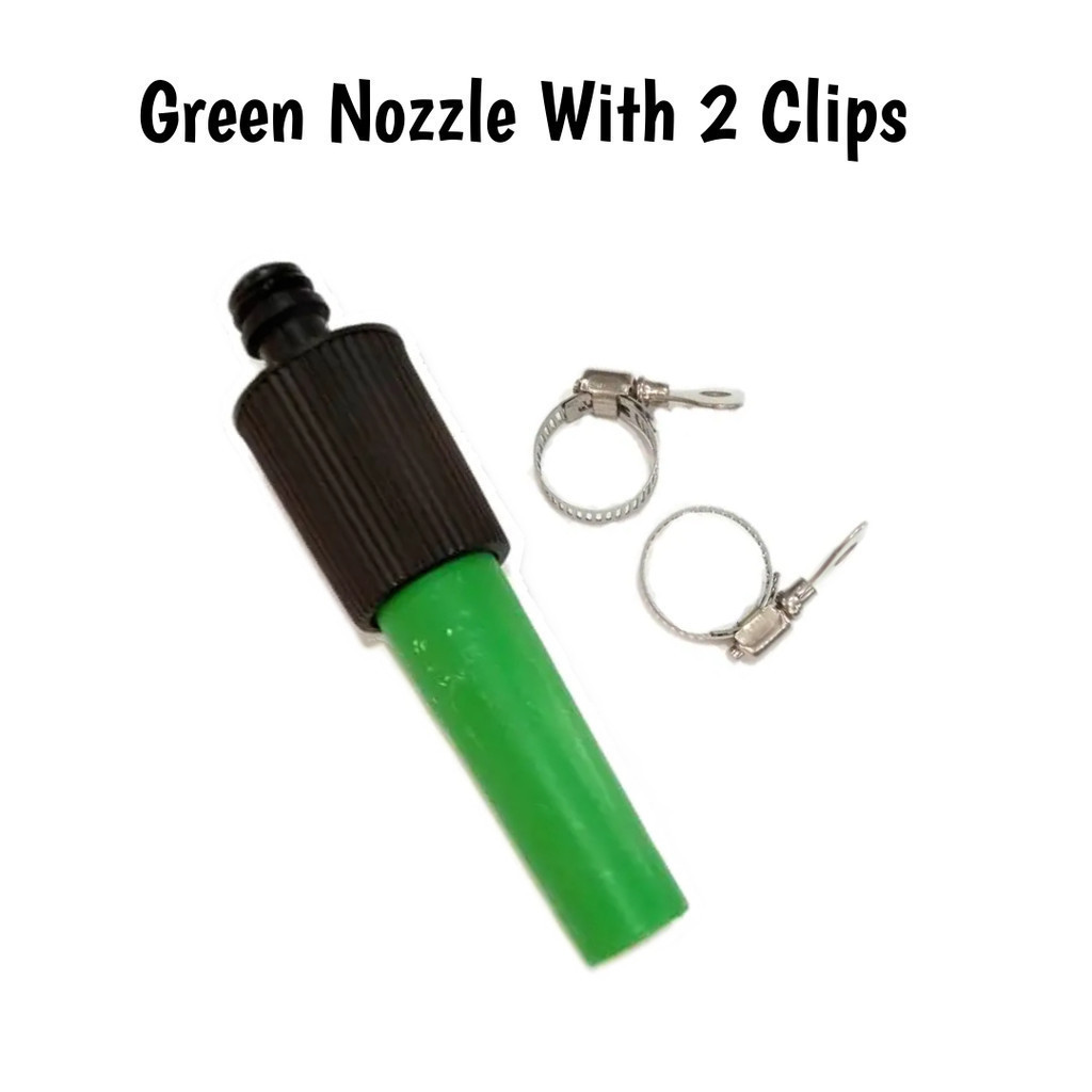 High Pressure Watering Irrigation Green Nozzle Sprayer With 2 Clips ...