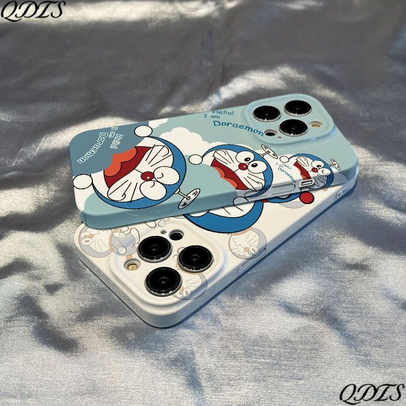 Cute cartoon Doraemon hard case for iPhone suitable for iPhone 15 14 13 ...
