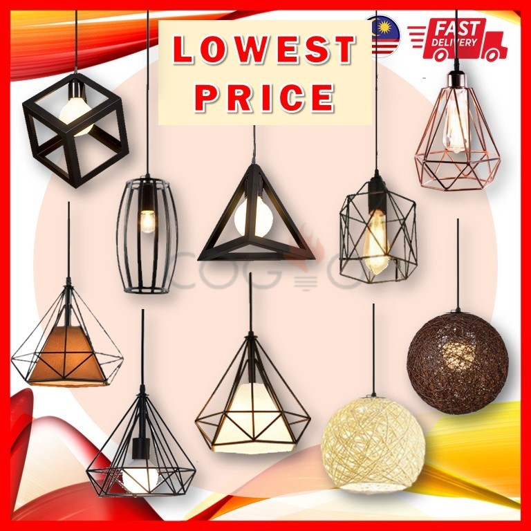 Pendant Light Hanging Light Lampu Gantung Dining Lamp Syiling Murah ...