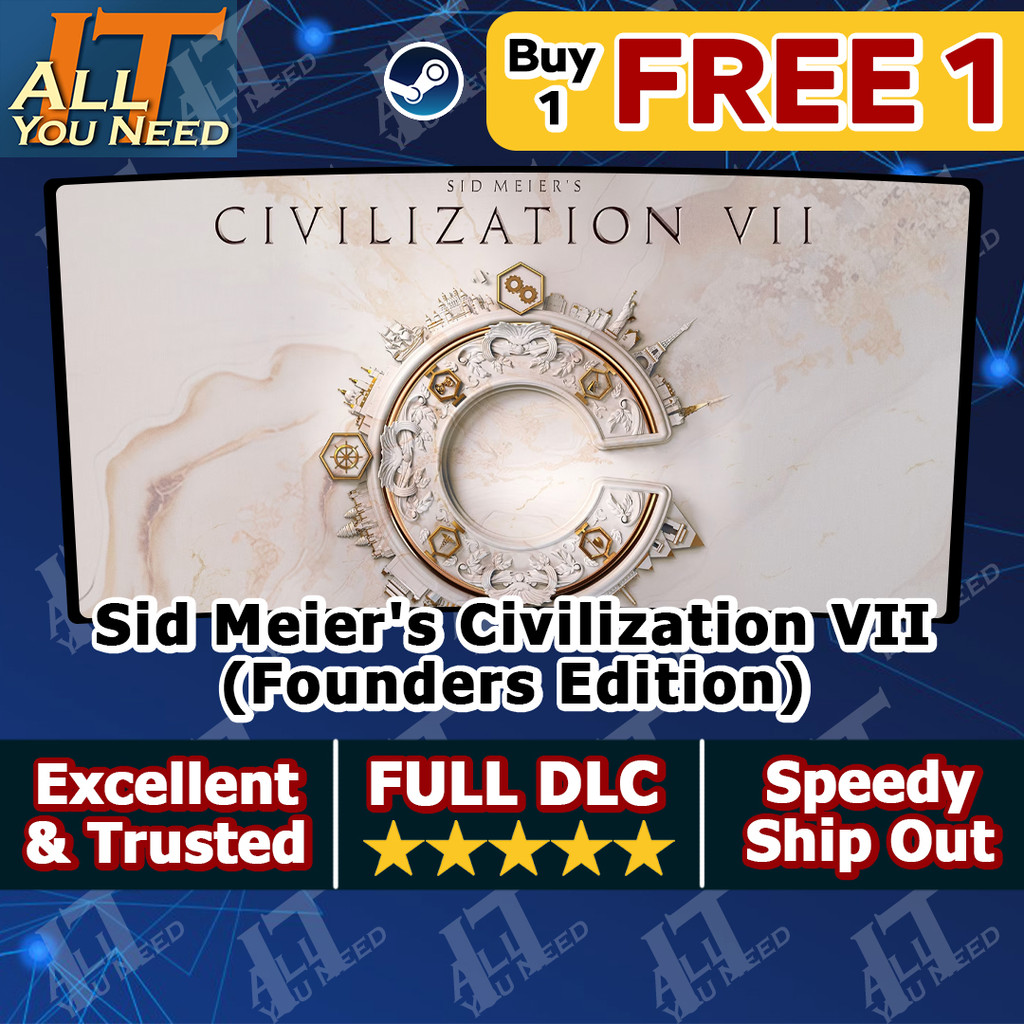Sid Meier's Civilization VII (Founders Edition) With DLC [PC Game ...