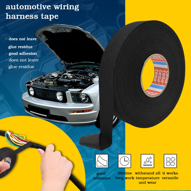 Waterproof Adhesive Cloth Tape Kain Fireproof Sound Proof Wayar Tape ...