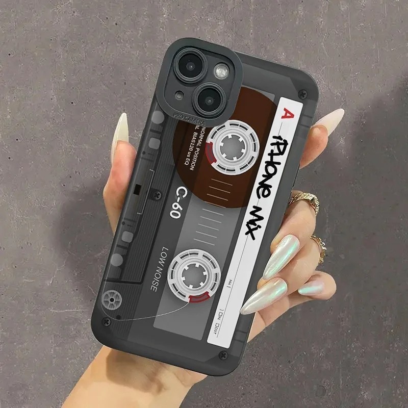 Retro tape recorder TPU material phone case suitable for Oppo A1k C2 ...