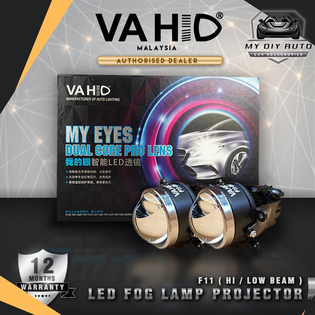 VAHID F11 LED Fog Light Projector Lens TOYOTA HONDA FogLamp 3000K 6000K ...