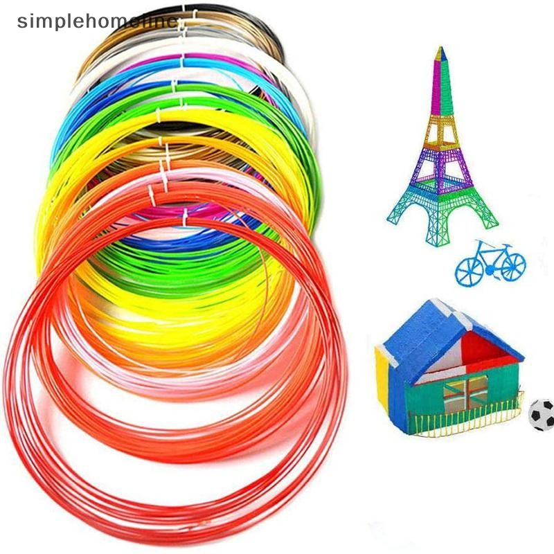 SLMY 3D Pen Filament 12 Colors 1.75Mm 3m Per Color 3D Printing ...