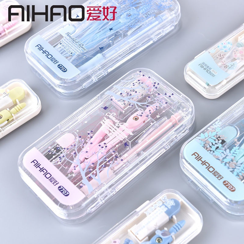 Hobby compass set 8-piece set student cute little fresh simple Hobby ...