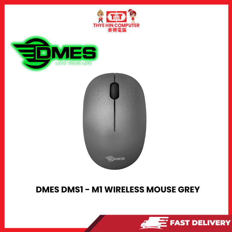 DMES DMS1 - M1 WIRELESS MOUSE GREY | Shopee Malaysia