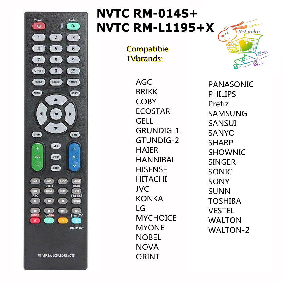 Remote Control Universal LCD TV Remote Control for LED/LCD TV Smart TV ...