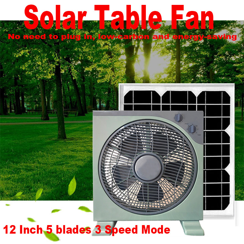 Peminat besar Solar baharu Kipas Elektrik Solar Kipas Pendiri Lantai ...