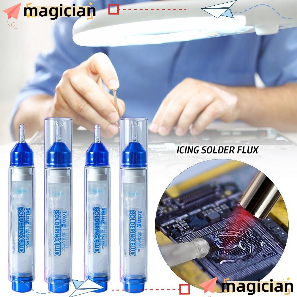 MAGIC Icing Solder Flux, Transparent SD360 Max Solder Paste, Durable 10cc No-Clean Welding ...