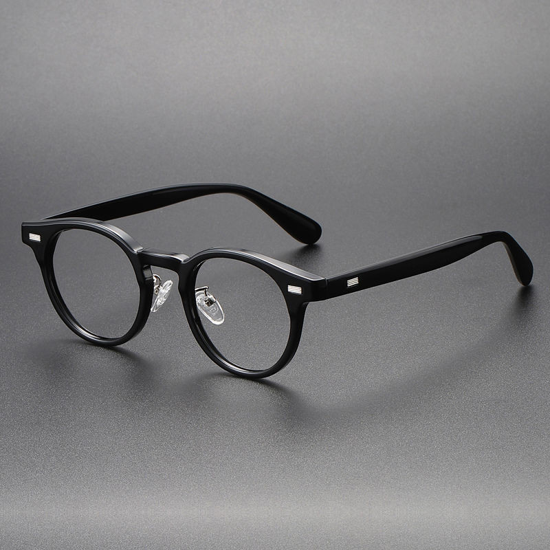 Vintage Round Spectacles Frame Thick Frame Eyewear Men Women Fashion ...