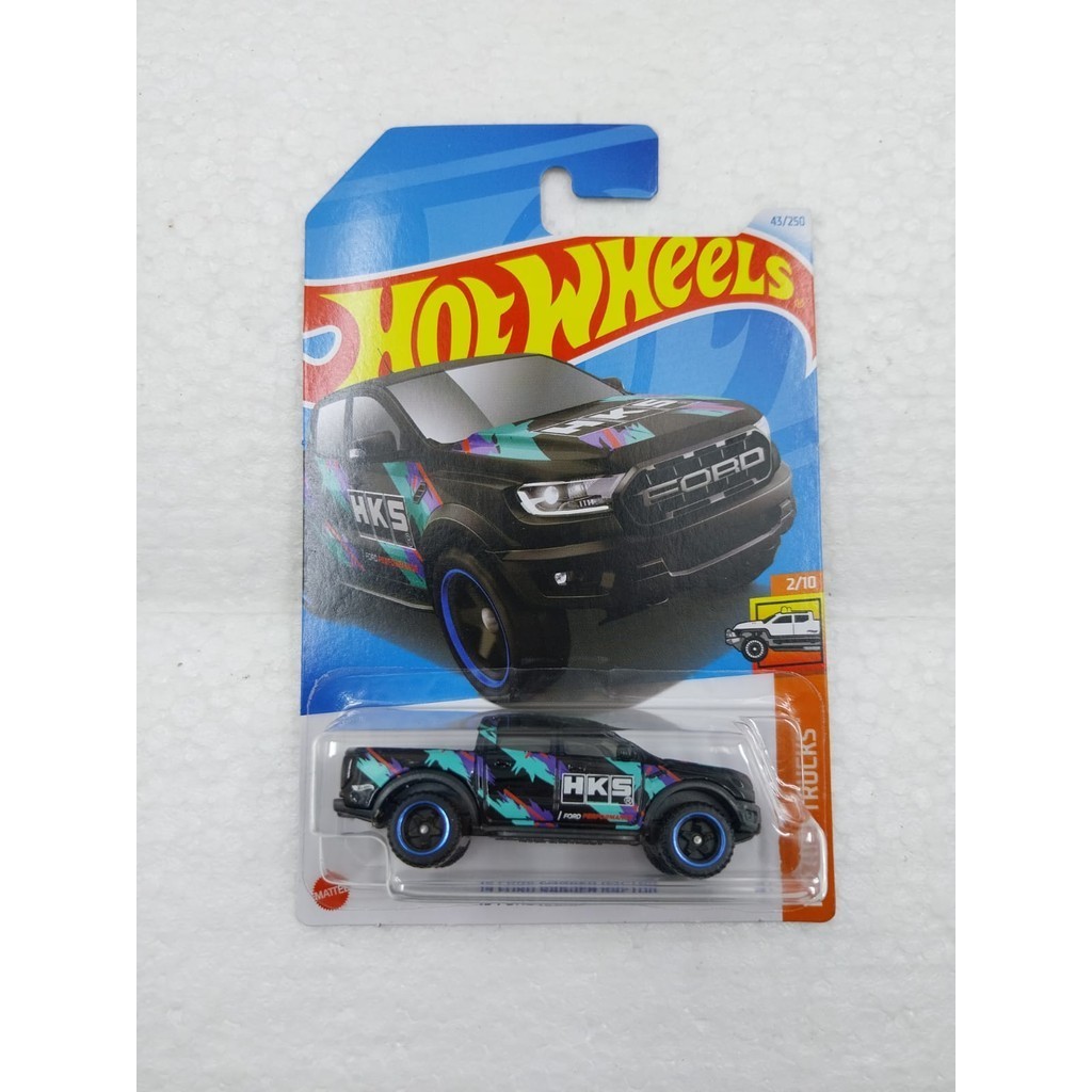 Hot Wheels 19 Ford Ranger Raptor HKS Pickup Black | Shopee Malaysia