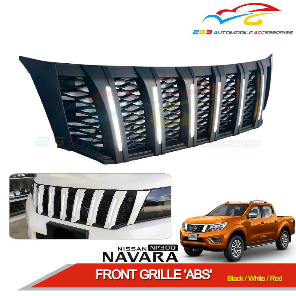 NISSAN NAVARA NP300 2016-2020 ARMAGEDDON STYLE FRONT GRILLE GRILL WITH ...