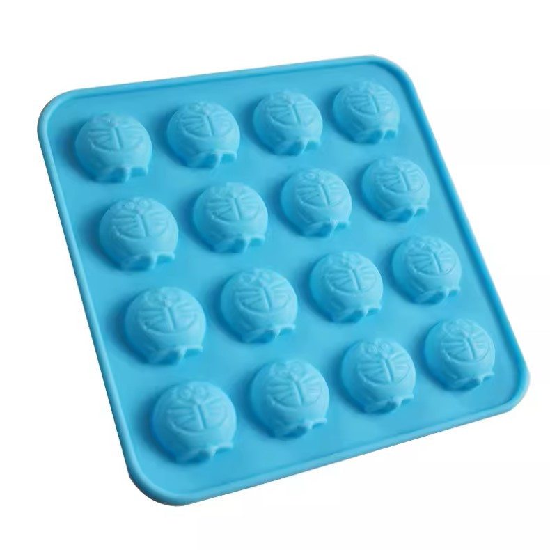 16 Cav Doraemon Silicone Mold Chocolate Jelly Mould 叮当燕菜果冻硅胶模 Acuan ...