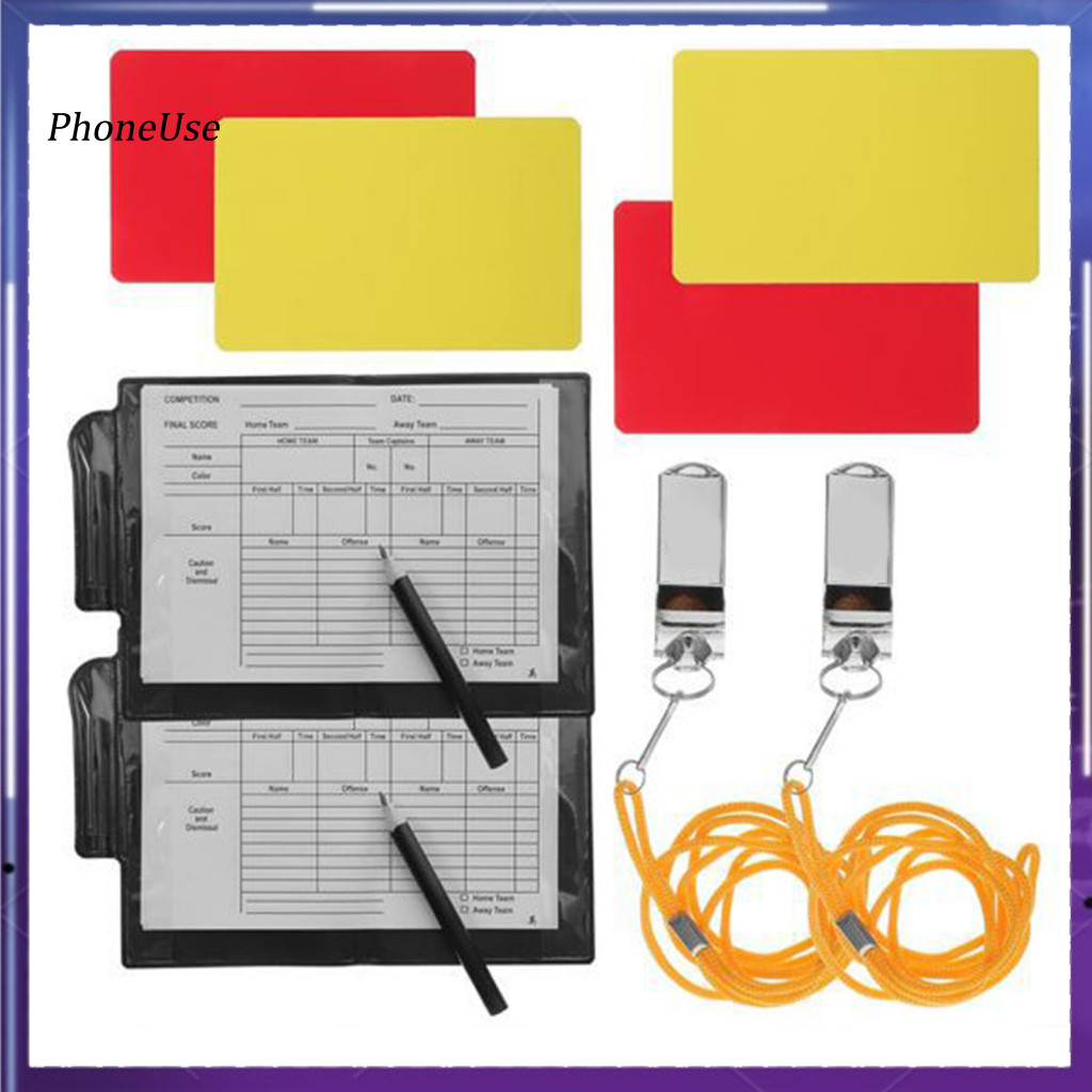 PhoneUse Football Yellow Card Soccer Referee Card Professional Football ...