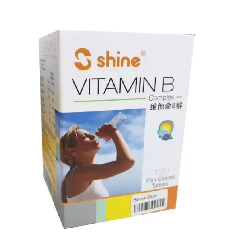 SHINE Vitamin B Complex Tablet 120’s | Shopee Malaysia