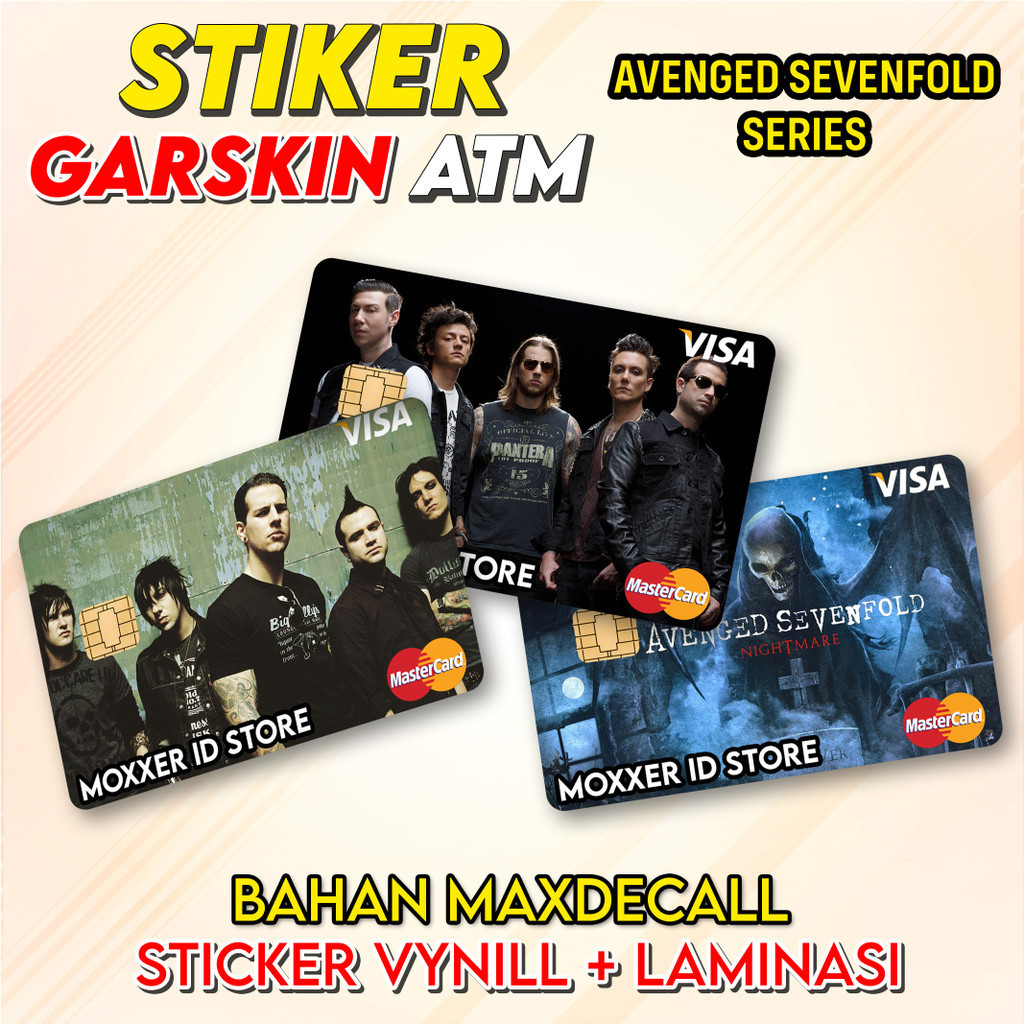 Avenged Sevenfold Landscape Special Hologram Atm Card Skin Sticker ...