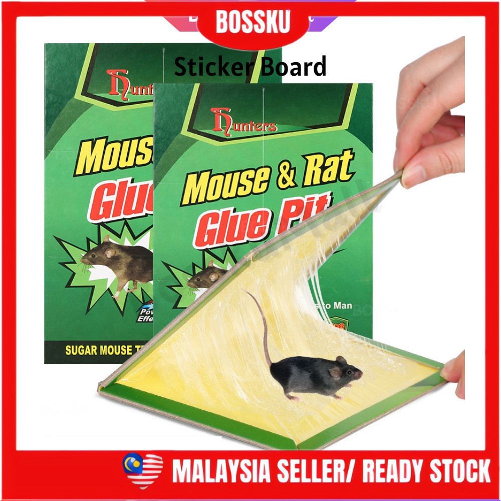Super Glue Mouse Trap Rat Sticker Board Rat Perangkap Tikus Pest ...