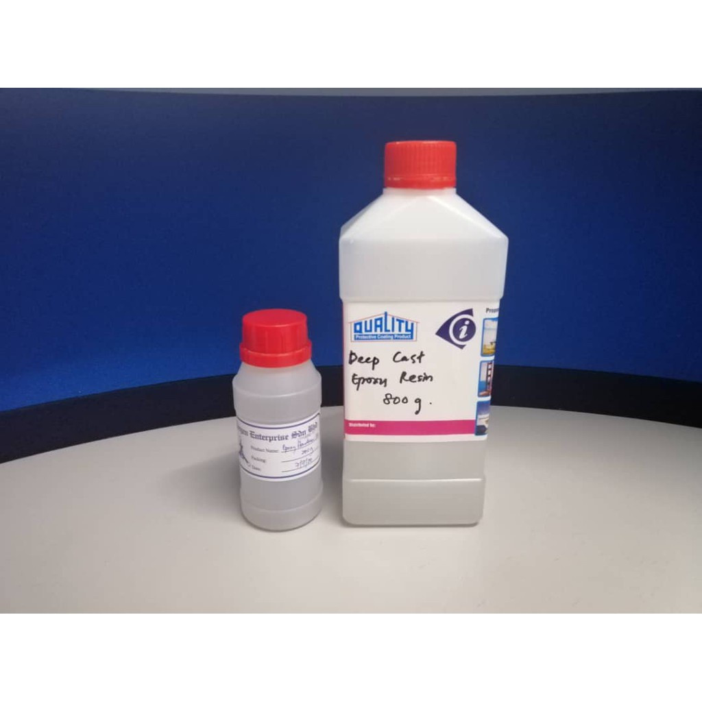 Deep cast epoxy resin (4:1)(800g:200g)1kg | Shopee Malaysia