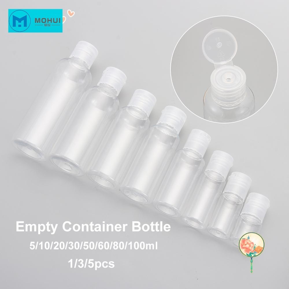 MW Empty Container Bottle Dispenser Makeup Plastic Refillable | Shopee ...