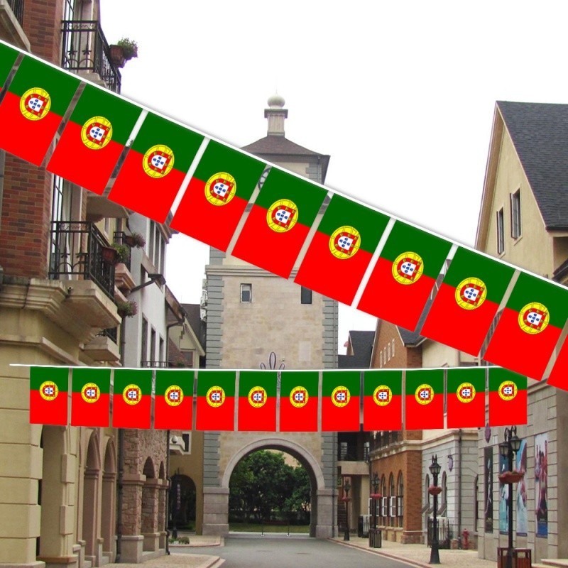 Portugal Flag String Banner Flags of the World Hanging Bunting Flag ...