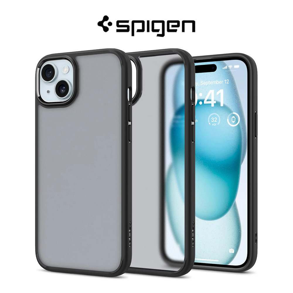 Spigen Ultra Hybrid Frosted Back Casing For iPhone 15 (6.1") | Shopee ...