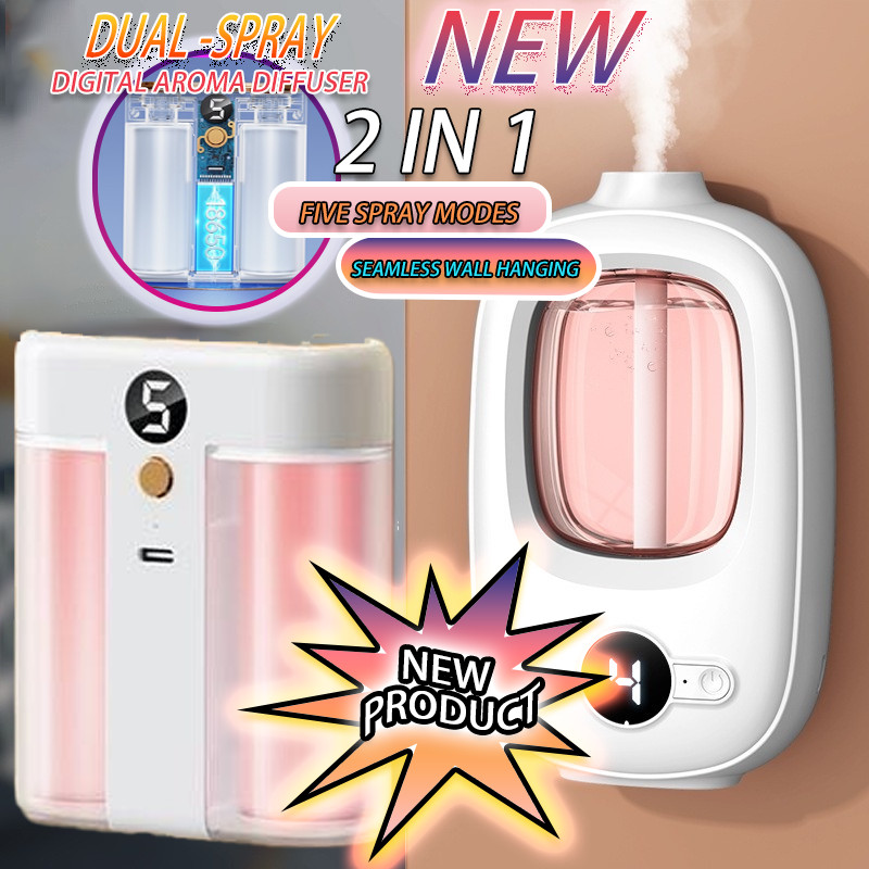 Wireless Aroma Diffuser Timing Automatic Air Freshener Toilet Dehumidifier Essential Oil ...