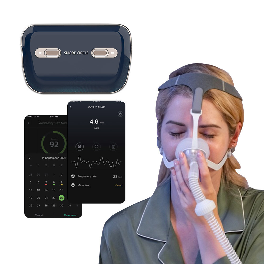 Portable Auto CPAP APAP Anti Snoring and Sleep Apnea Ventilator & Mask ...