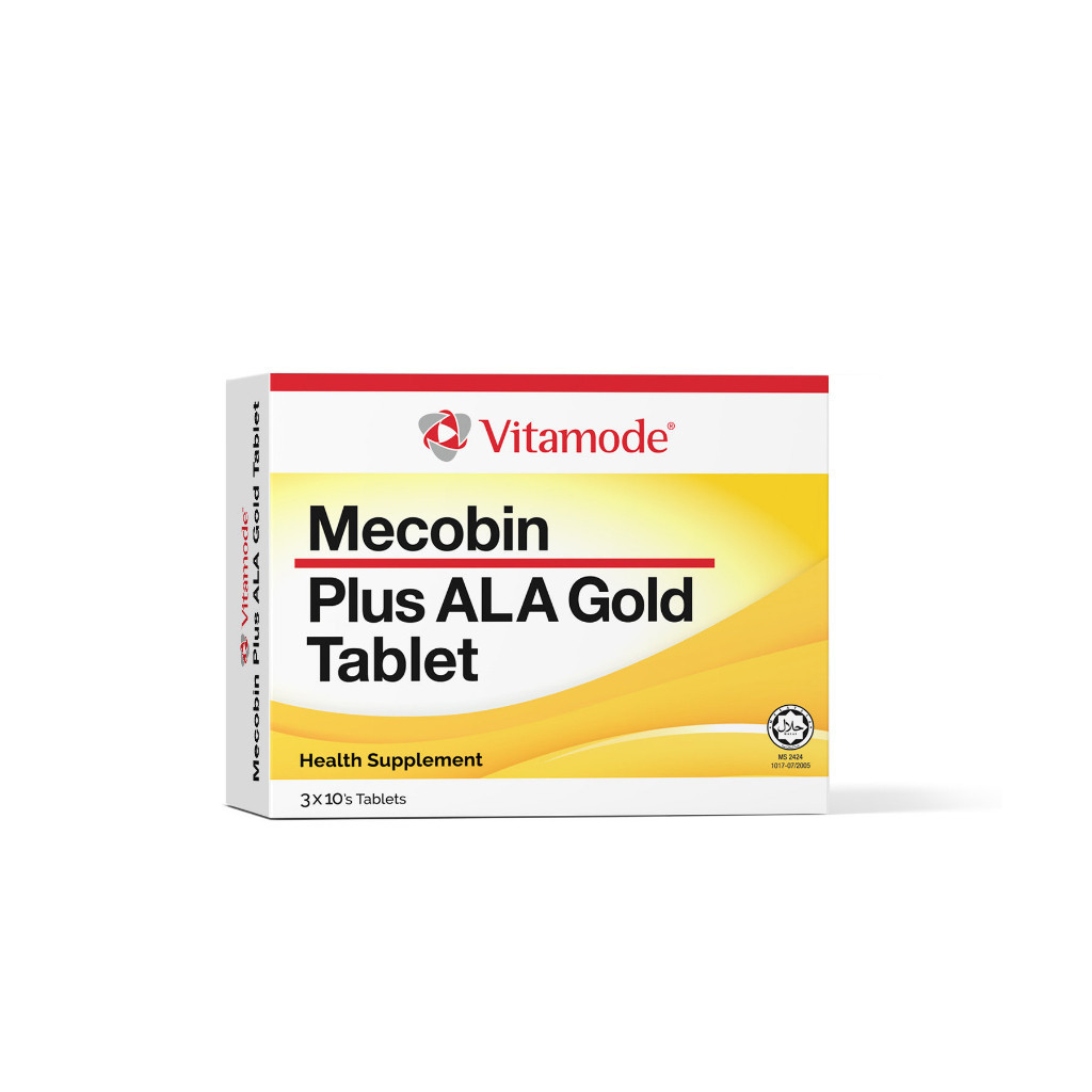 VITAMODE Mecobin Plus ALA Gold Tablet (30s) | Shopee Malaysia