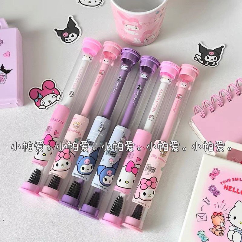 [Ready Stock] Hello Kitty Melody Cinnamoroll Kuromi Toothbrush | Shopee ...