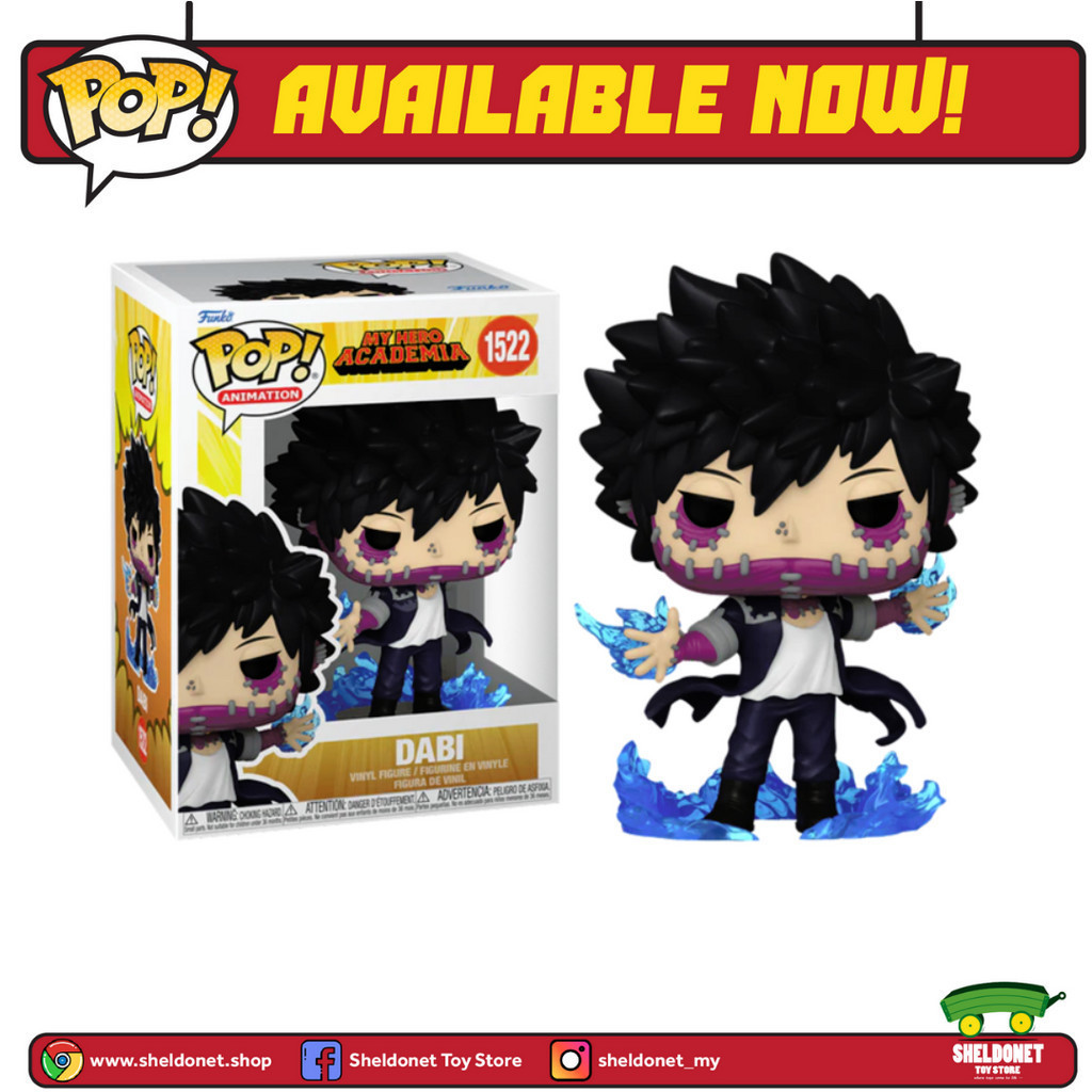 Funko Pop! Animation: My Hero Academia - Dabi (Flames) | Shopee Malaysia