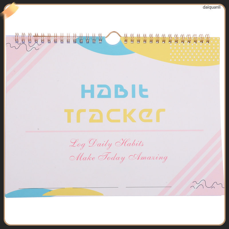 Habit Tracker Journal Time Management English Self-discipline Check-in ...