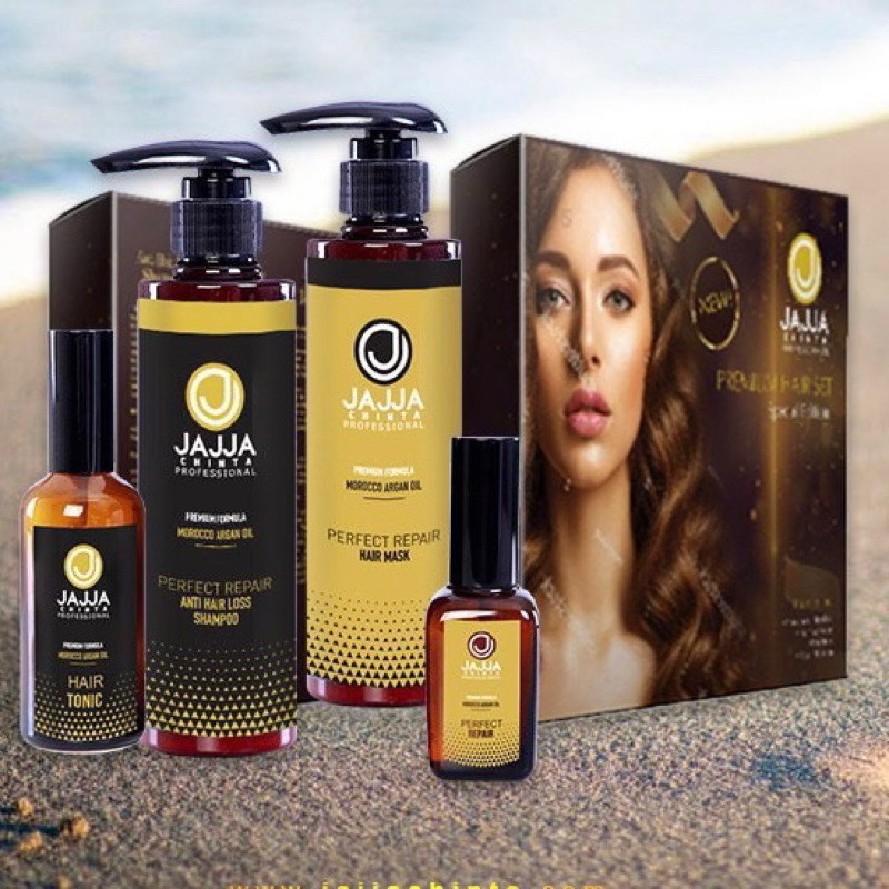Jajja Chinta Premium Set Queen Shampoo Tonic Rawat Rambut | Shopee Malaysia