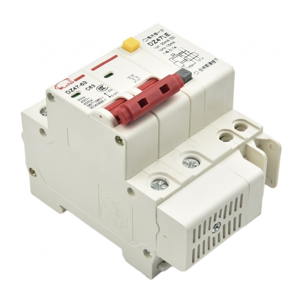 GRKN~Lightning Surge Protector Circuit Breaker 2P DZ47LE Rated ...