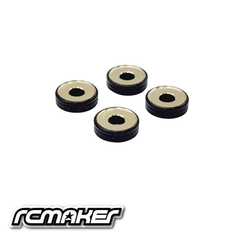 Rc Maker RCM-RCSR-2.0B Large Contact Brass "Ringed" Roll Center Shims ...