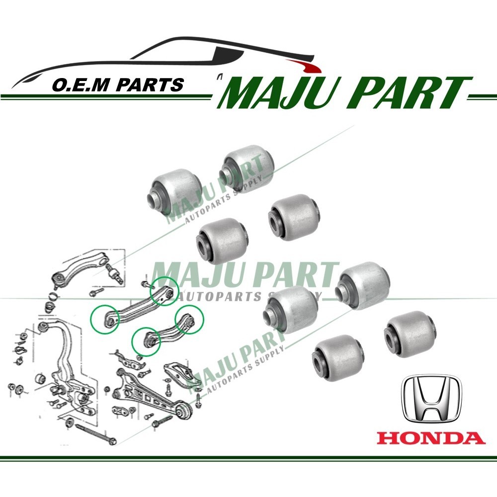 HONDA- ACCORD SM4 SV4 Rear Lower Arm Bush 8 PCS | Shopee Malaysia