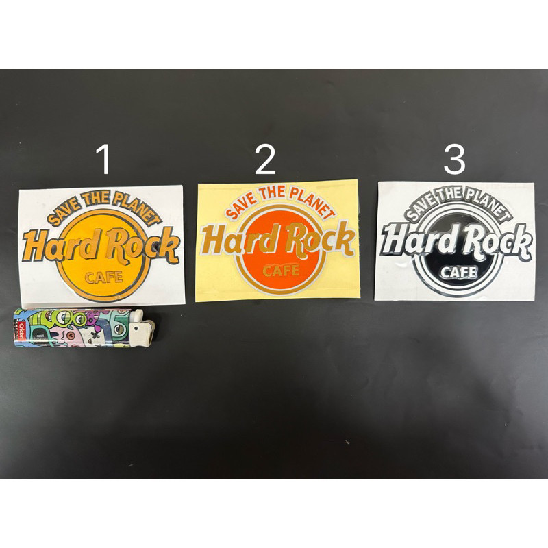 Sticker Hard Rock 3 design/Sticker Cutting(Overlapping) | Shopee Malaysia