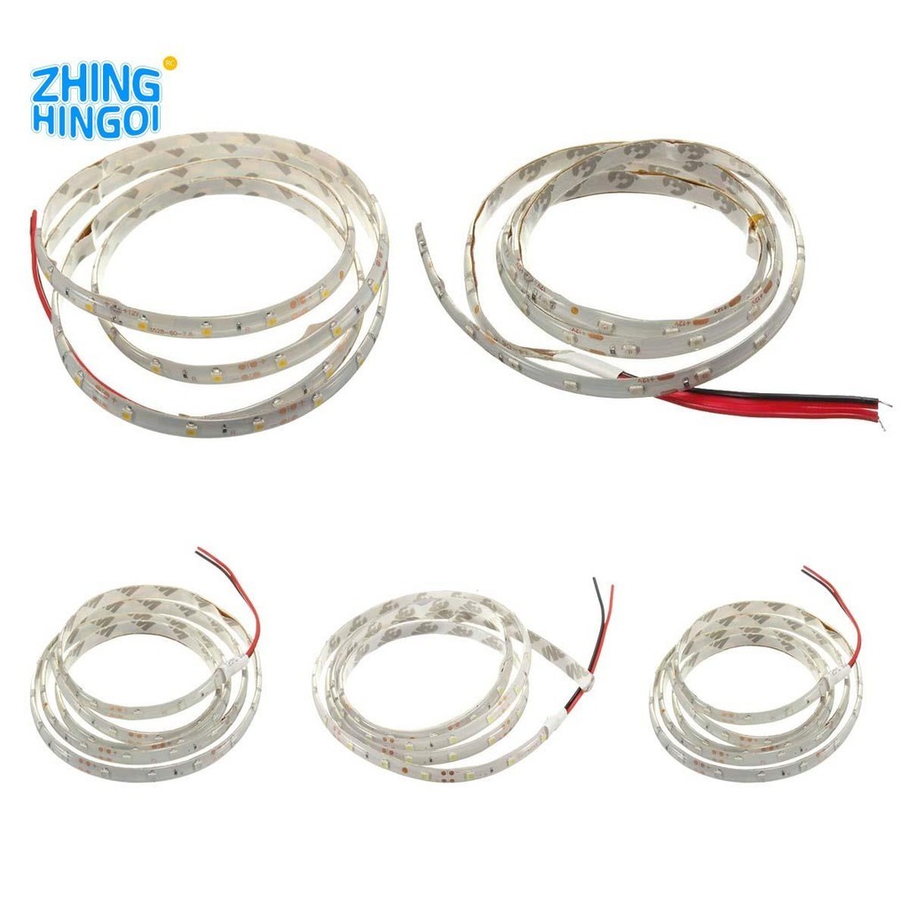 1M 60-3528 SMD Waterproof LED Light Strip DC12V (Warm White) | Shopee ...