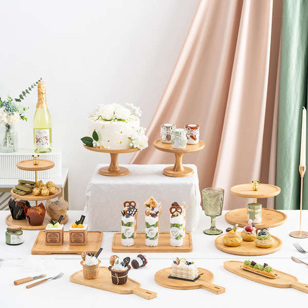 Dessert Table Decoration Display Stand Buffet Tea Break Table Cake Tray ...